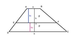녹원학원 수학과학영재교육 010-3549-5206 : Line Parallel to the Base of a Trapezoid